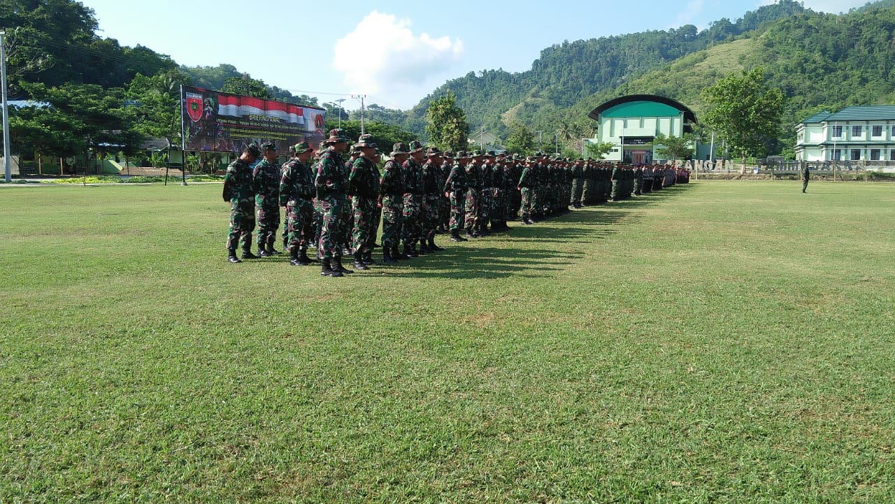 Korem 142 Tatag Gelar Apel Kesiapan Latihan Posko I, Ini Amanat Pangdam ... Korem 142 Tatag Gelar Apel Kesiapan Latihan Posko I, Ini Amanat Pangdam ...